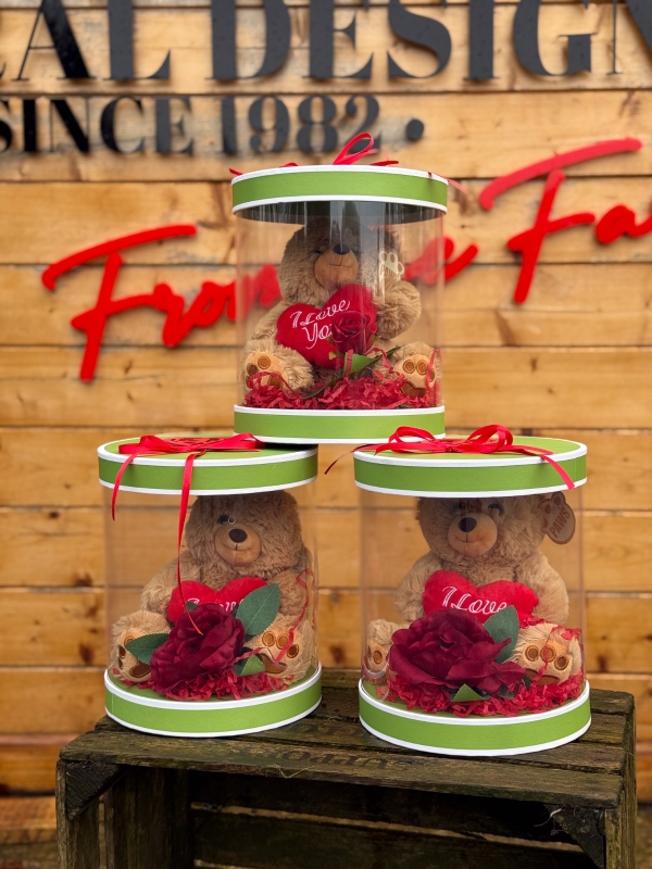 The Sweetheart Gift Box – Teddy & Rose Keepsake – buy online or call ...